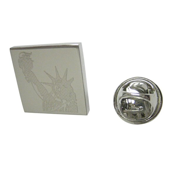 Kiola Designs | Accessories | Etched Iconic Statue Of Liberty Lapel Pin ...